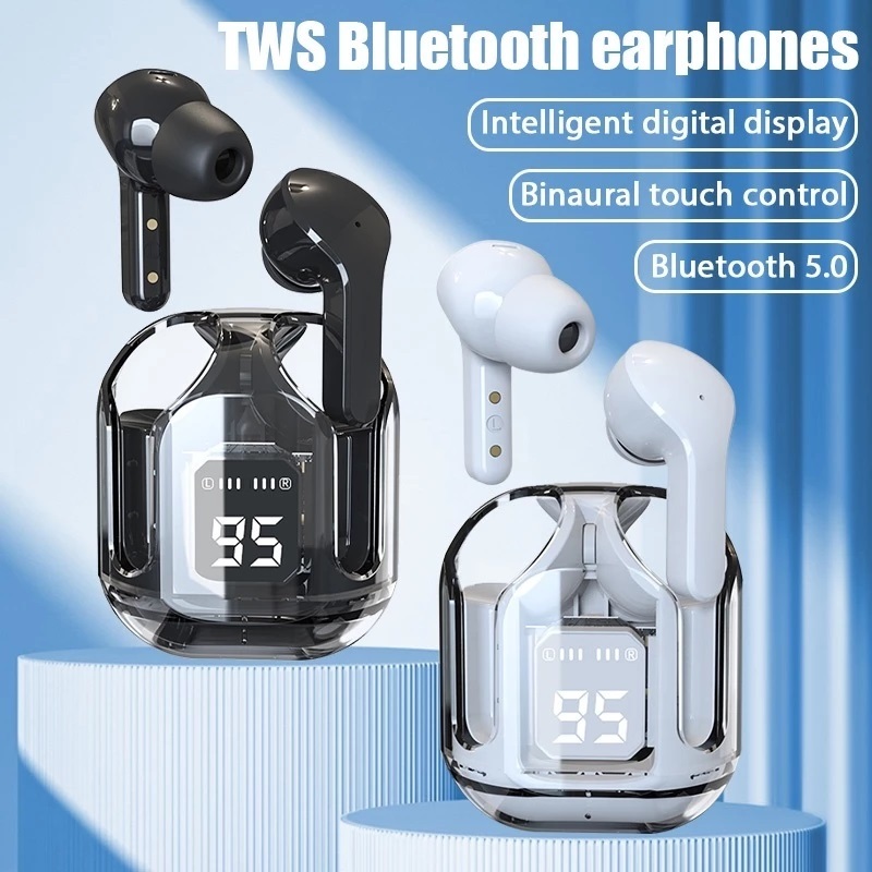 Transparent TWS Bluetooth Earphone Ultrapods Max Clear In-Ear Earbuds ...