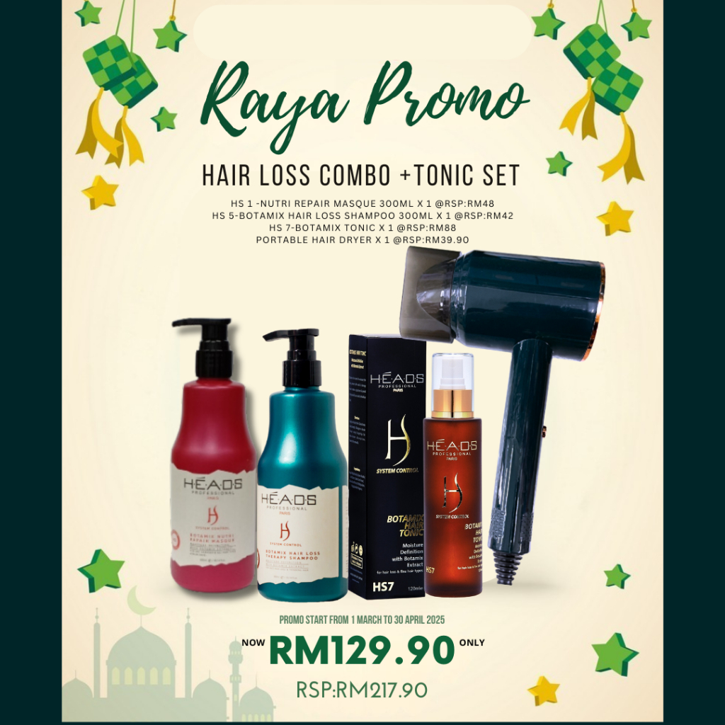 RAYA OFFER -HEADS Botamix Series Haircare set shampoo, masque , tonic ...
