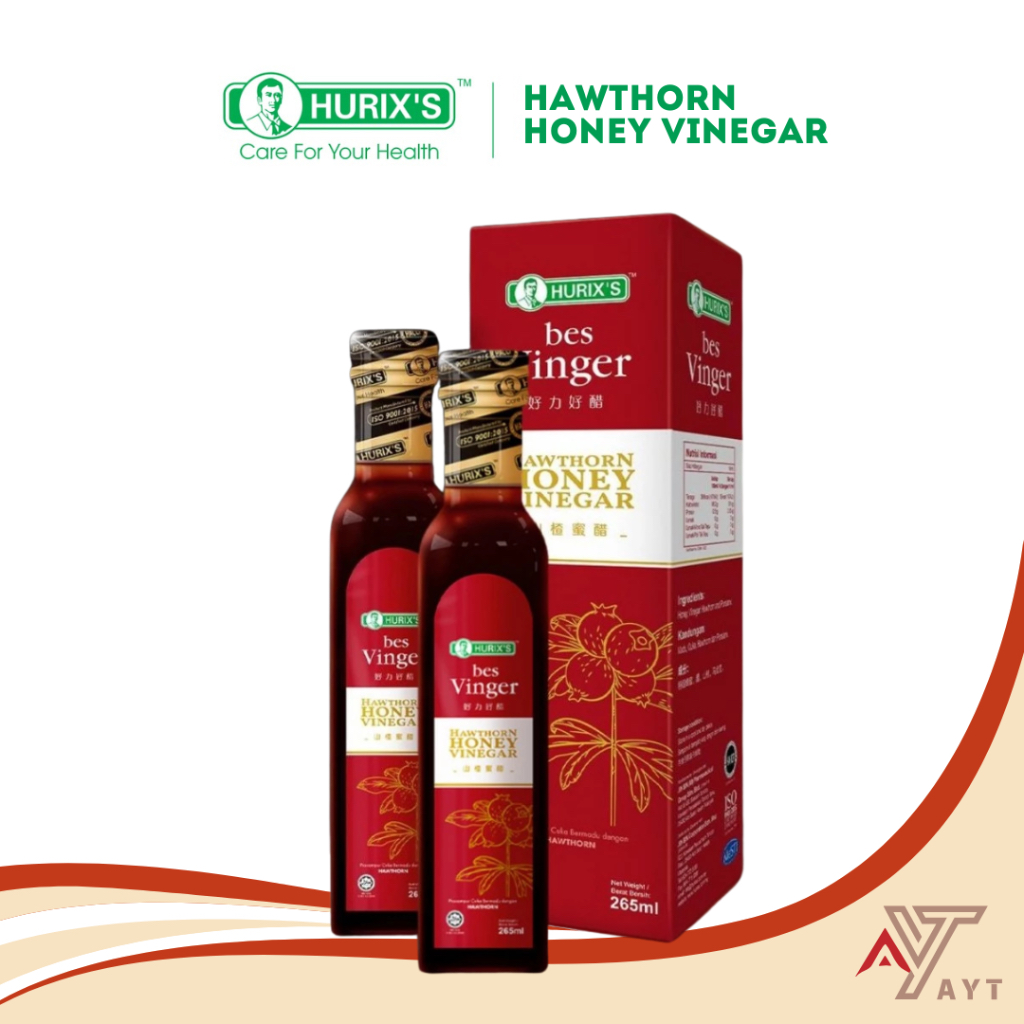 HURIX'S besVinger Hawthorn Honey Vinegar (265ml) - promote digestion ...