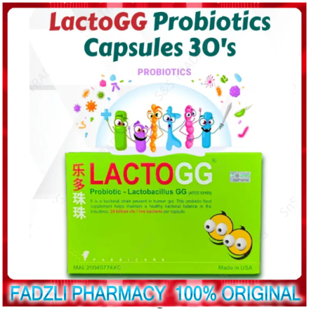 100% original【Ready Stock】LACTOGG PROBIOTIC 30 CAPSULES EXP November ...