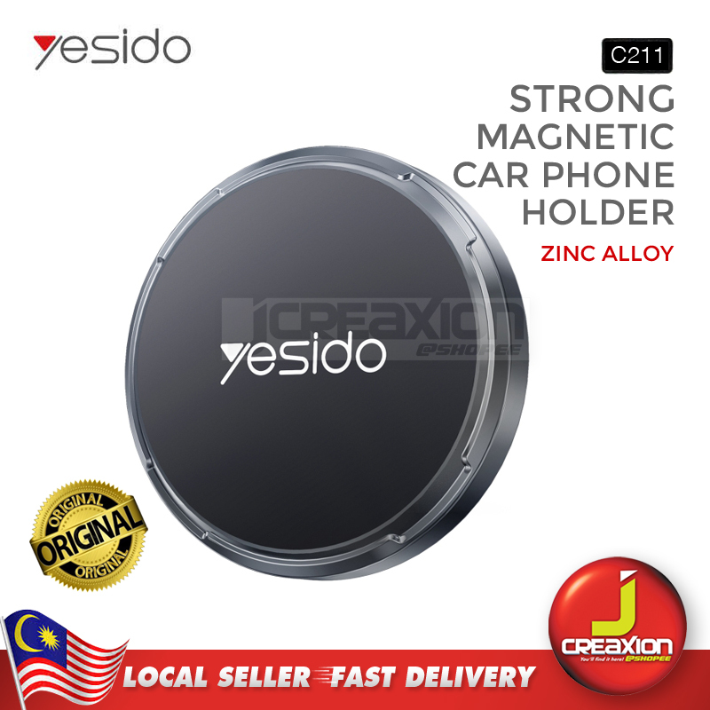 YESIDO C211 Zinc Alloy Magnetic Dashboard Car Phone Holder Metal Sheet | Shopee Malaysia