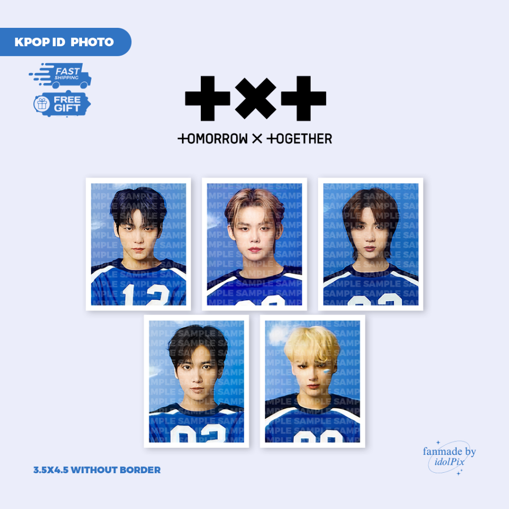 TXT ID photo fanmade passport photo for collectibles | Shopee Malaysia