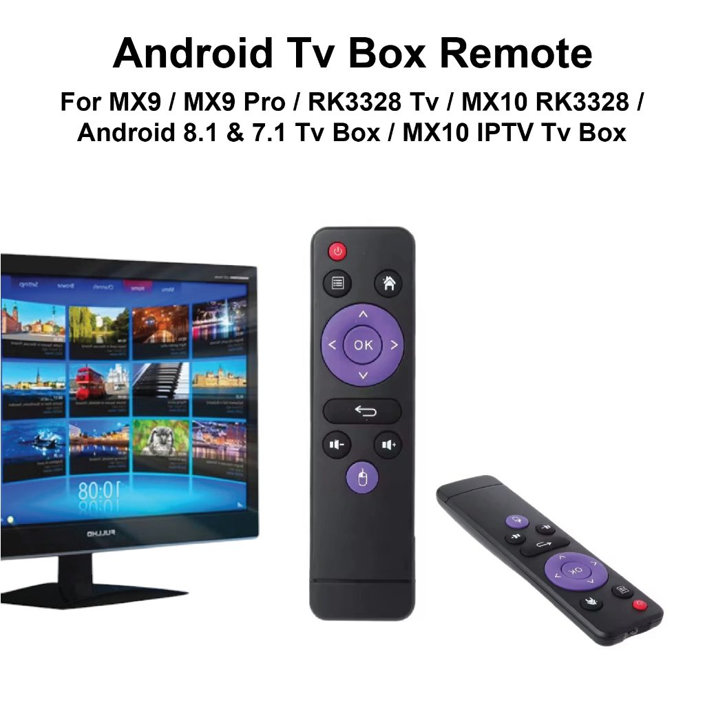Universal Remote Control For Android Tv MX9 MX9 Pro RK3328 Tv MX10 ...
