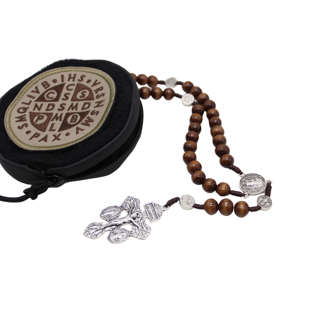 (READY STOCK MALAYSIA) Rosary /Coin Pouch with St Benedict/St Michael ...