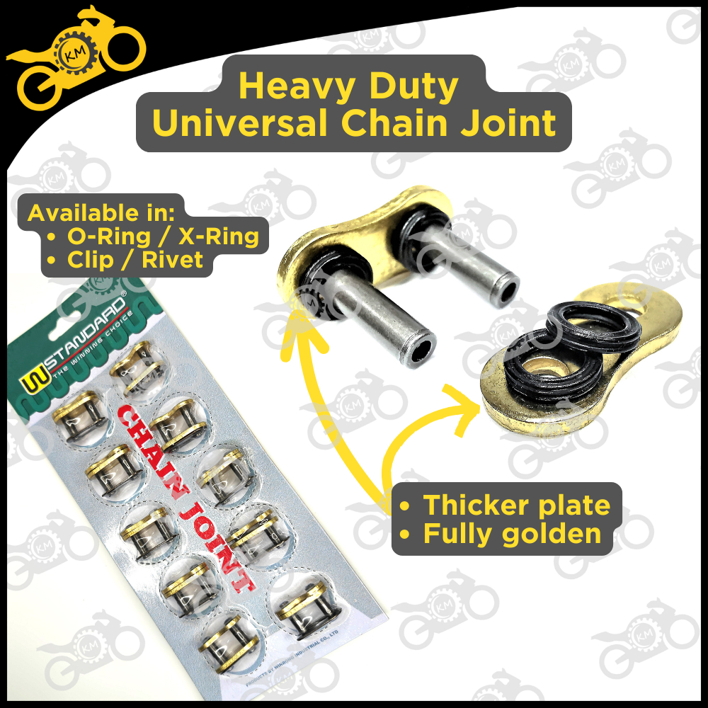 WStandard Chain Joint (428/520/525/530) Klip Pin Rantai Master Link ...