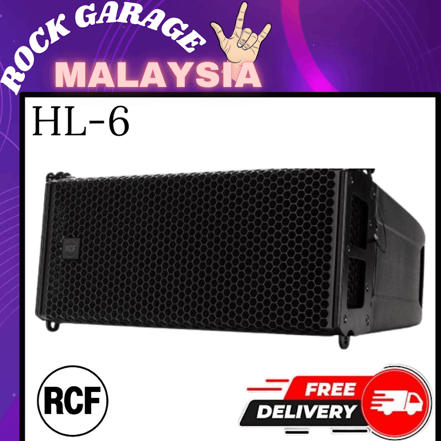 RCF HL 6 Passive 2-Way Dual 6" Line Array Module ( HL-6 / HL6 ...