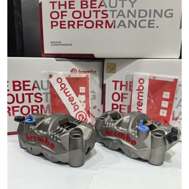OFFICIAL DEALER -100% ORIGINAL BREMBO GP4-RS 108MM LH /RH CALIPER TITANIUM -: 120C78310 ...