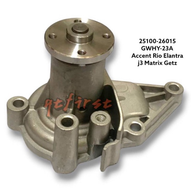 WATER PUMP WITH GASKET NEW 25100-26015 GWHY-23A MADE IN KOREA FOR ...