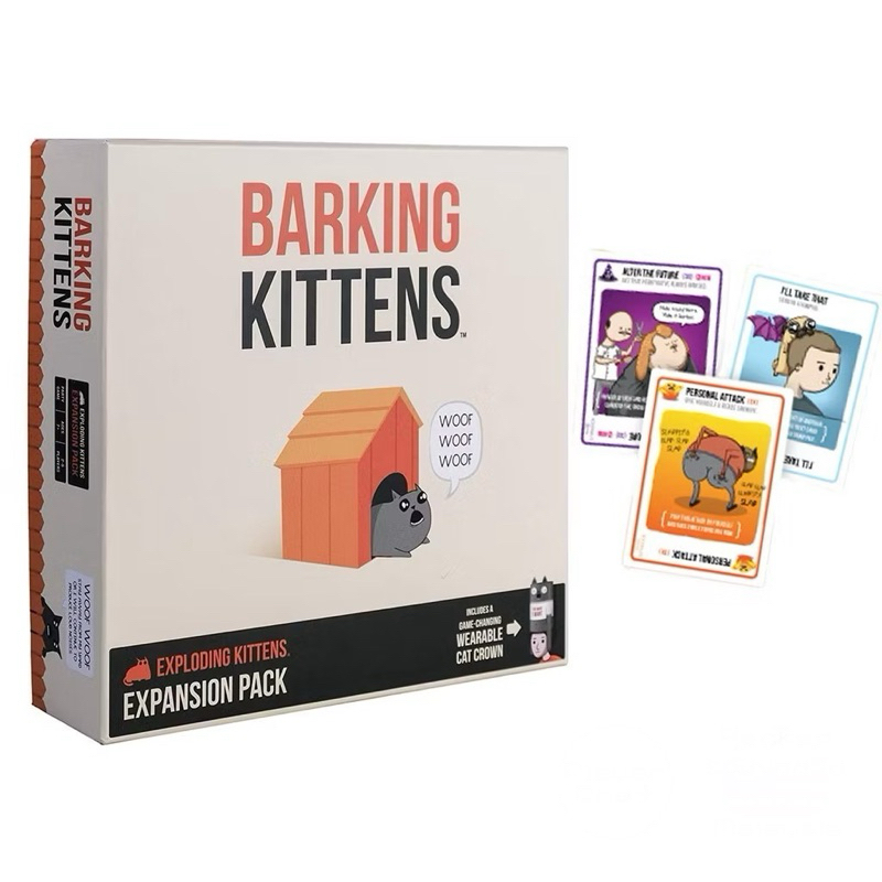 Barking Kittens This is The Third Expansion of Exploding Kittens Card ...