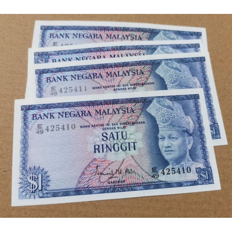 Offer Banknote Malaysia Rm1 Siri 2 Condition UNC Cantik Seperti Di ...