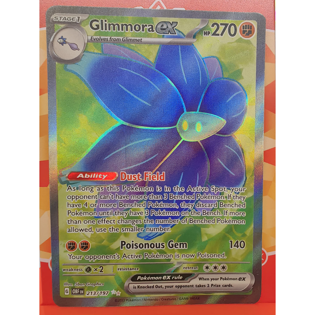 Glimmora ex - 213/197 - SV03: Obsidian Flames (OBF) | Shopee Malaysia