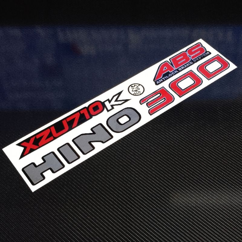 sticker hino 300 xzu710k lorry sticker accessories | Shopee Malaysia