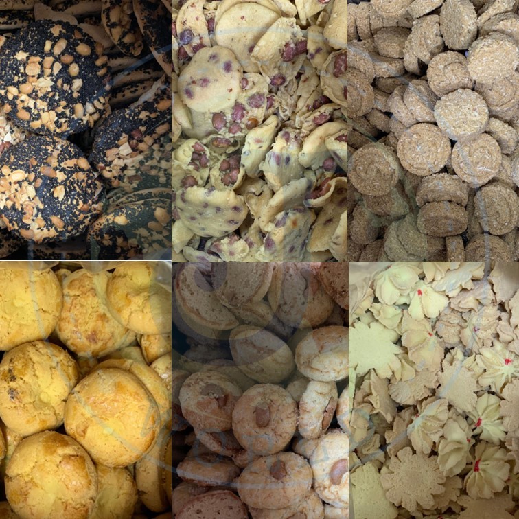 [BISKUT TIMBANG] TRADITIONAL SNACK (ALMOND/BANGKIT ARANG/BIJAN HITAM ...