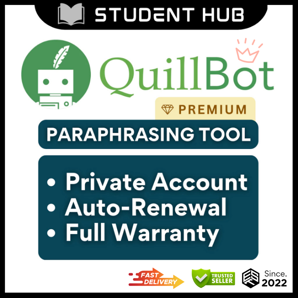 QuillBot Premium Paraphrasing tool Plagiarism Checker Account Tool ...