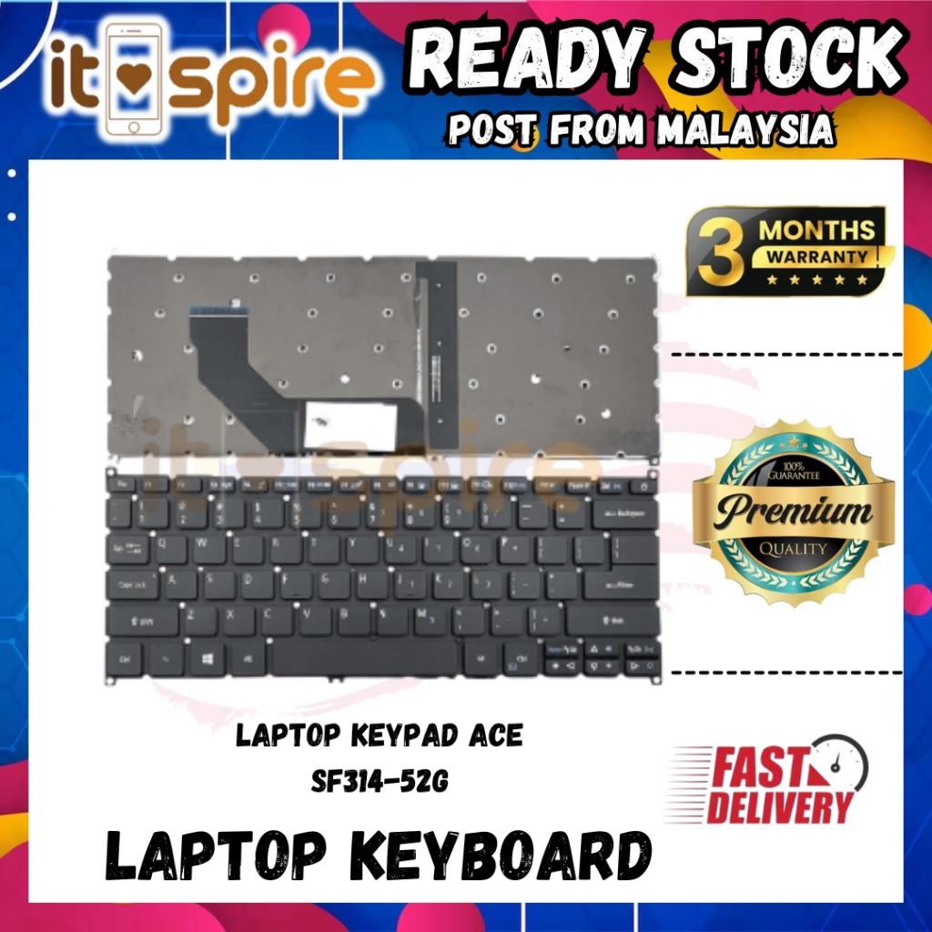 Laptop Keyboard Ace Sf314-52G | Shopee Malaysia