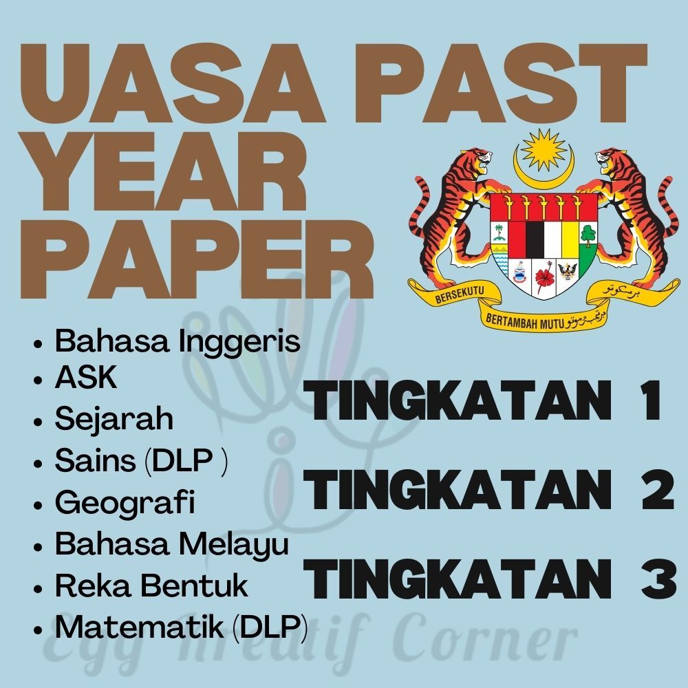 [MAR 2025] Kertas UASA 2022/23/24 Tingkatan 1 2 3 With skema answer ...