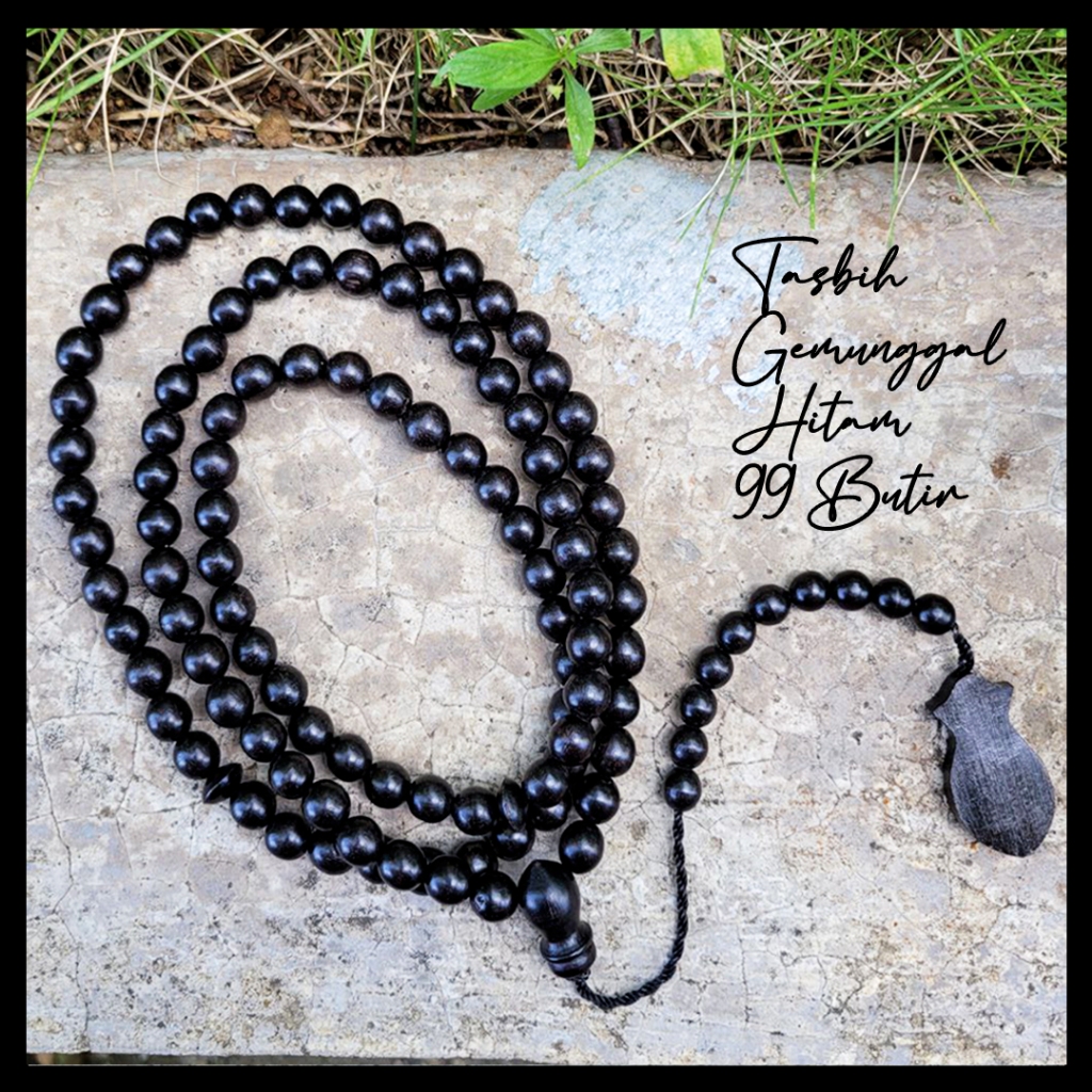 *PAGARDlRl* Tasbih Gemunggal Hitam [TERAS PADU] Kelor Moringa Gemunggal ...