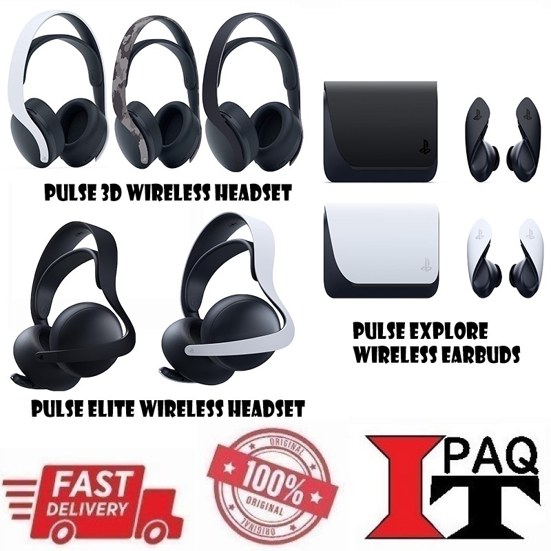 Sony Playstation 5 Pulse Explore Earbuds / Pulse 3D Wireless Headset ...