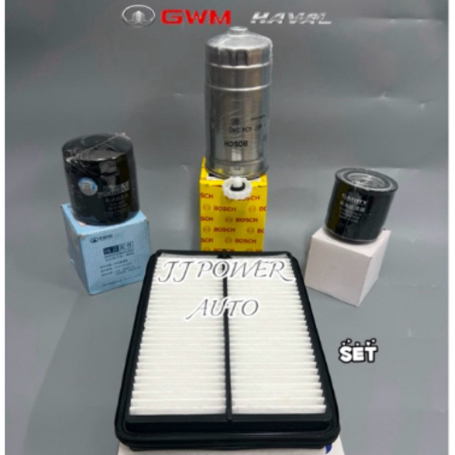 GREAT WALL WINGLE 5 OIL/FUEL/AIR/HAND PUMP FUEL FILTER—SET | Shopee ...