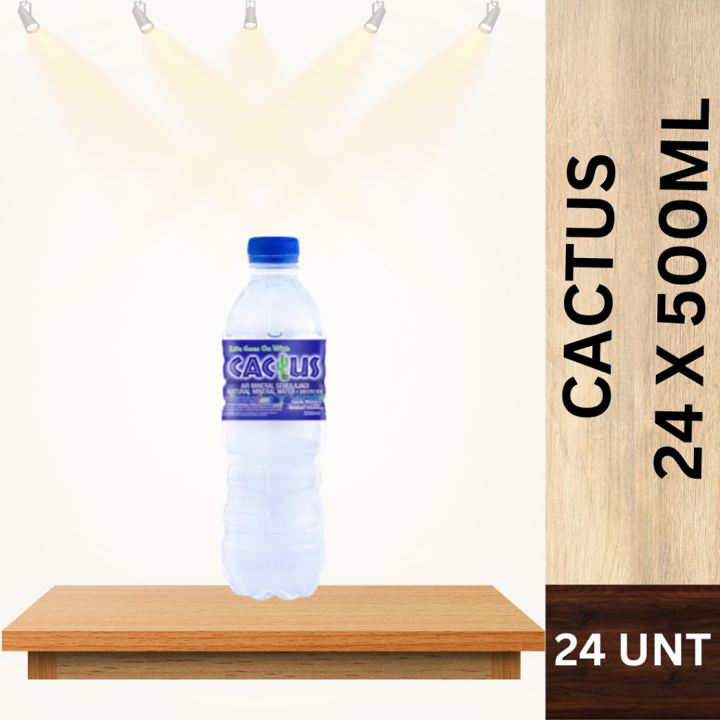 CACTUS Mineral Water 500ML (24 Bottles) | Perfect for On-the-Go ...