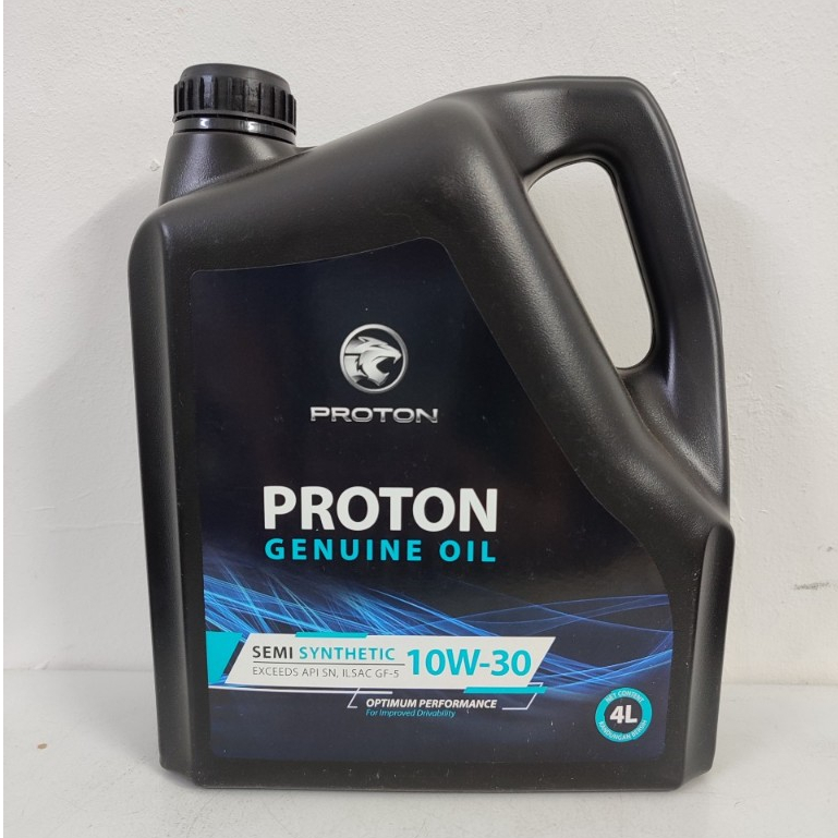 PROTON PETRONAS 10W30 ENGINE OIL SEMI SYNTHETIC 10W-30 ENGINE OIL 4L ...