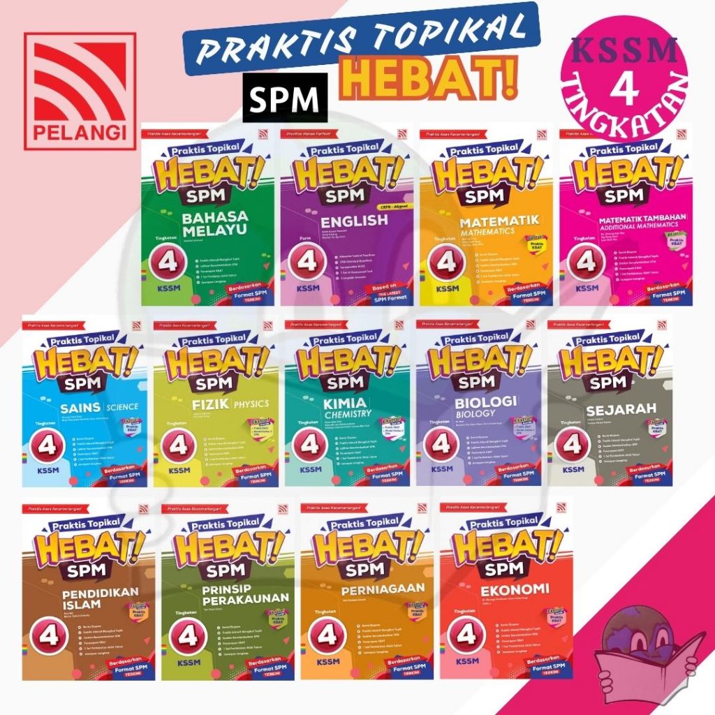 Buku Latihan Praktis HEBAT! SPM 2024 KSSM Tingkatan 4 - BM/Eng/Mate ...