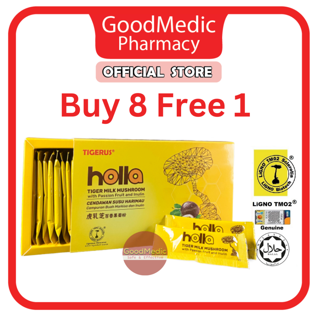 (BUY 8 BOXES FOC 1 BOX)TIGERUS Holla Tiger Milk Mushroom with Passion ...