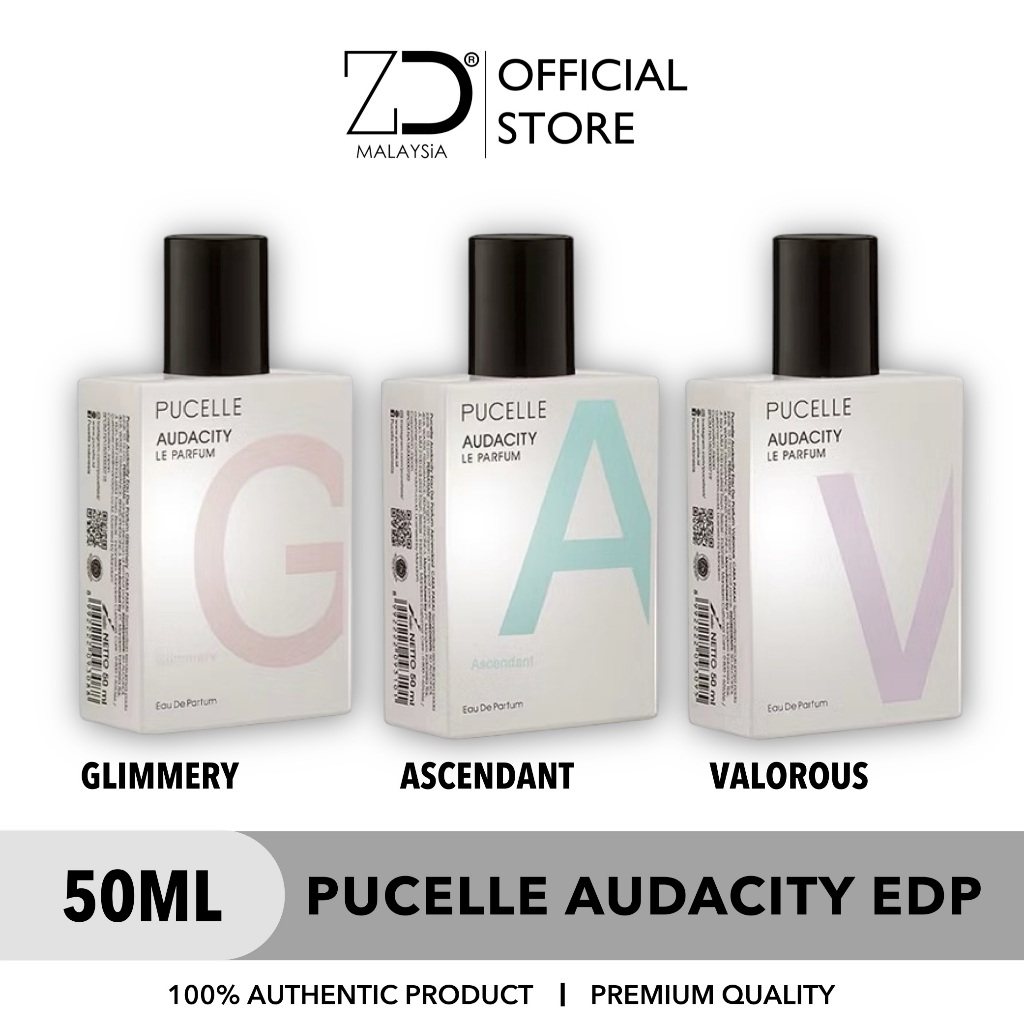 PUCELLE Audacity Eau De Parfum 50ml (Glimmery/Ascendant/Valorous ...