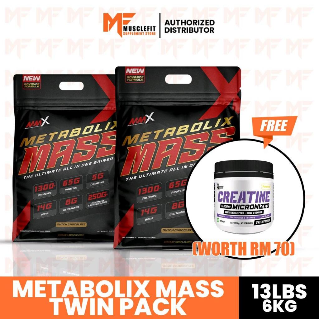 COMBO MMX Mass 6 kg x 2 Unit Protein Fitness Supplement | Shopee Malaysia