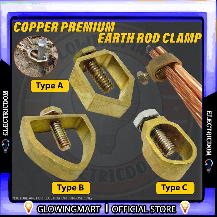 Copper Rod Clamp / Copper Clamp / Brass A Clamp / HEAVY DUTY CLAMP ...
