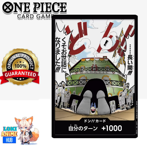 Original Sanji DON !! Card (Parallel) Pillars of Strength OP03 one ...
