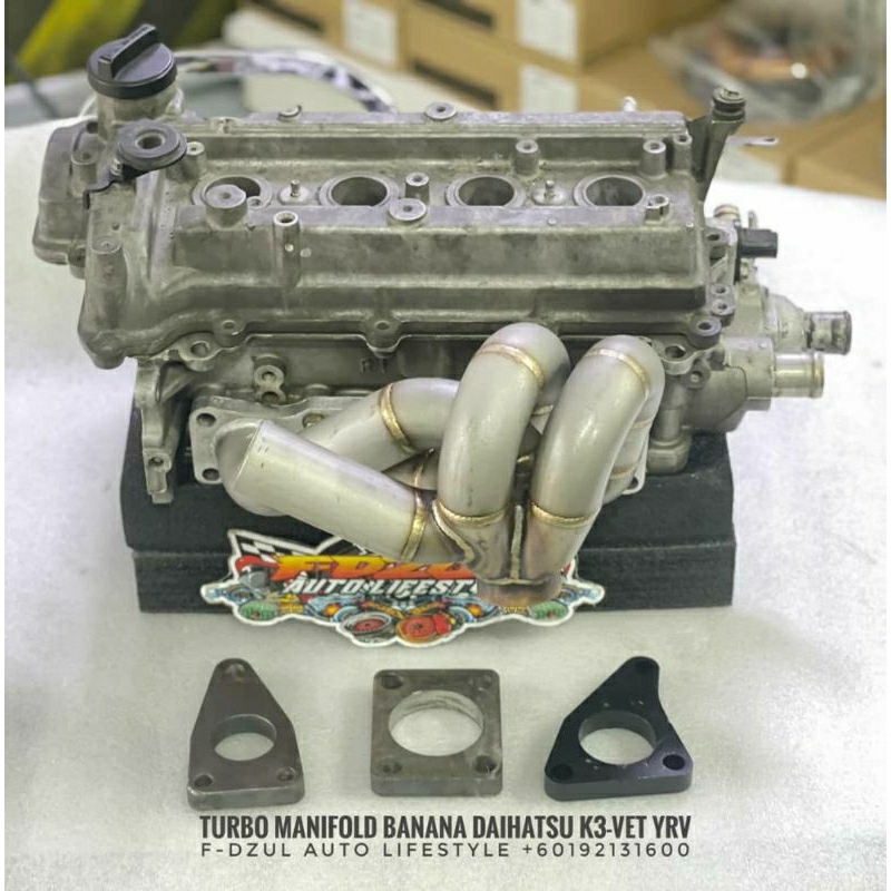 Banana Turbo Manifold Stainless Steel YRV K3-VET MYVI 3MM VF33 TD04L ...