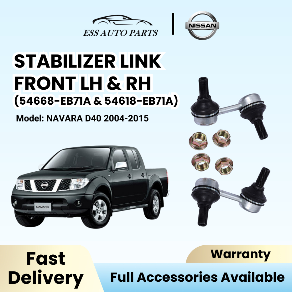 ESS Nissan Navara D40 2004-2015 Front Stabilizer Link LH & RH (54668 ...