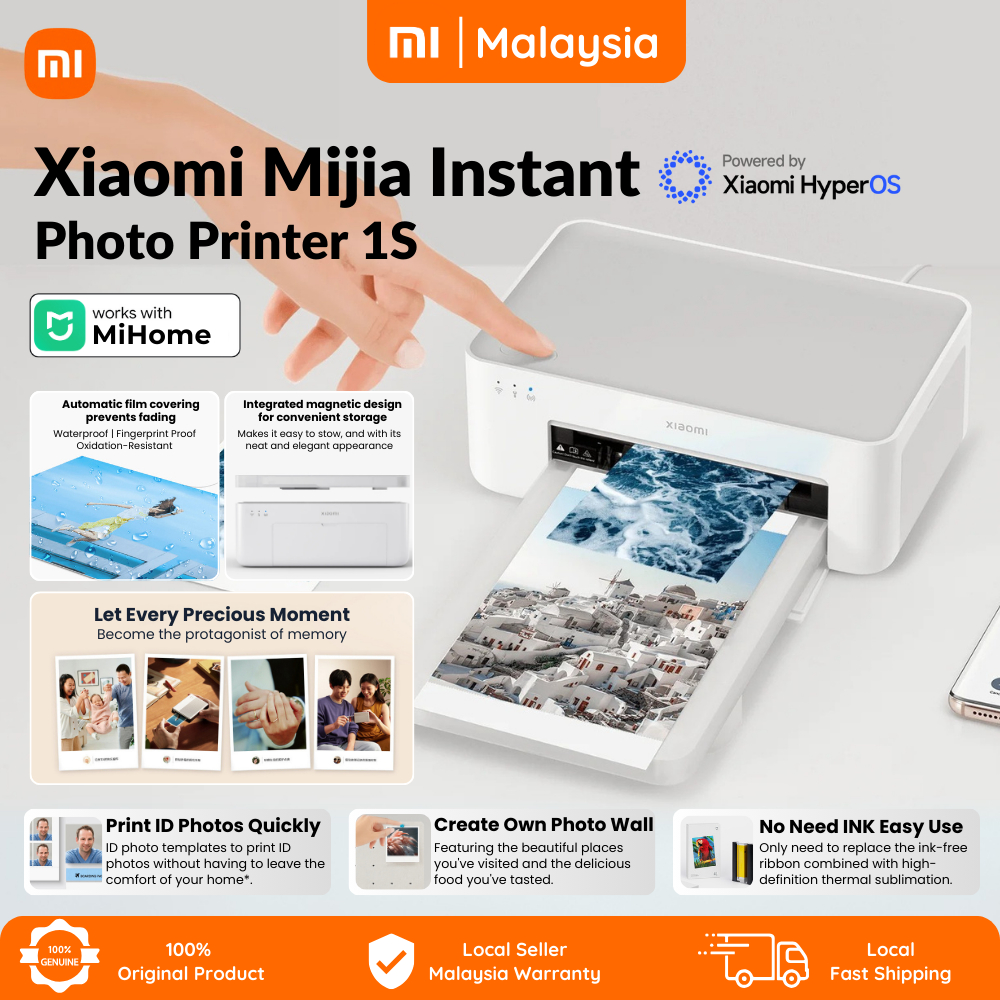 Xiaomi Miajia Mi Photo Printer 1S Set Machine Smart App WIFI Bluetooth ...
