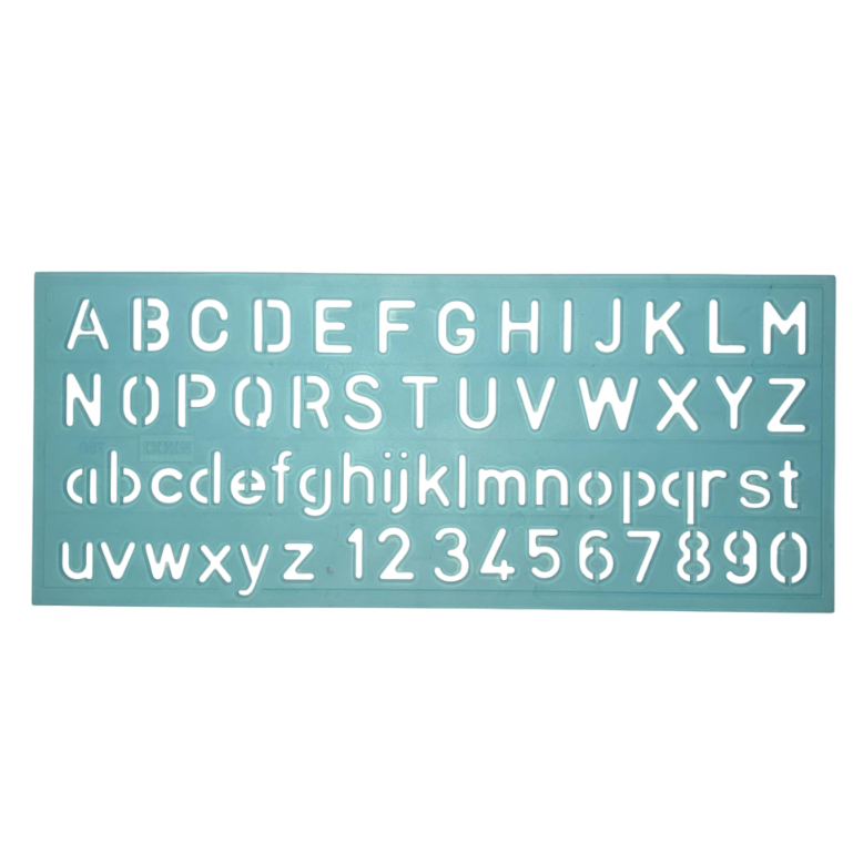 NIKKI Pembaris ABC Stensil / Alphabet Stencil Ruler (Ready Stock ...