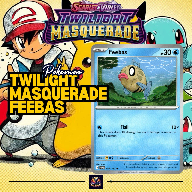 Pokemon TCG Feebas 049/167 Twilight Masquerade | Shopee Malaysia