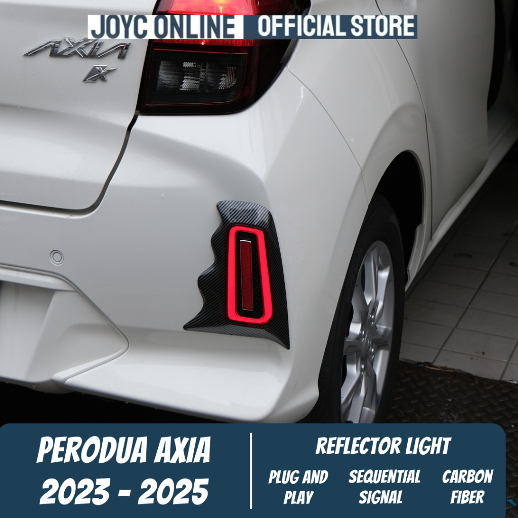 Perodua Axia 2023 2024 2025 LED Tail Lamp Reflector Brake Light Smoke ...