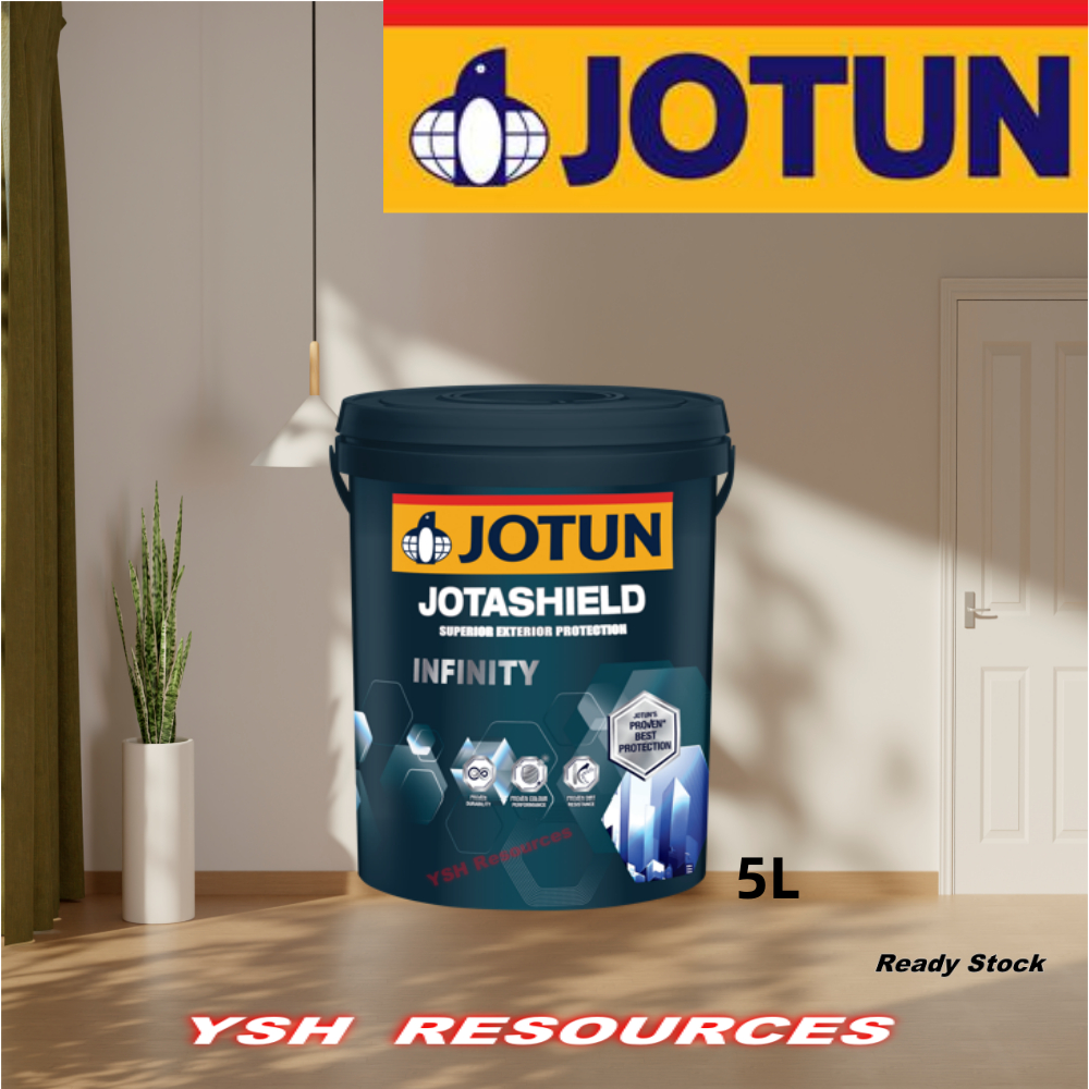 5L Jotun Jotashield Infinity - Exterior Wall Paint / Cat Dinding Luar ...