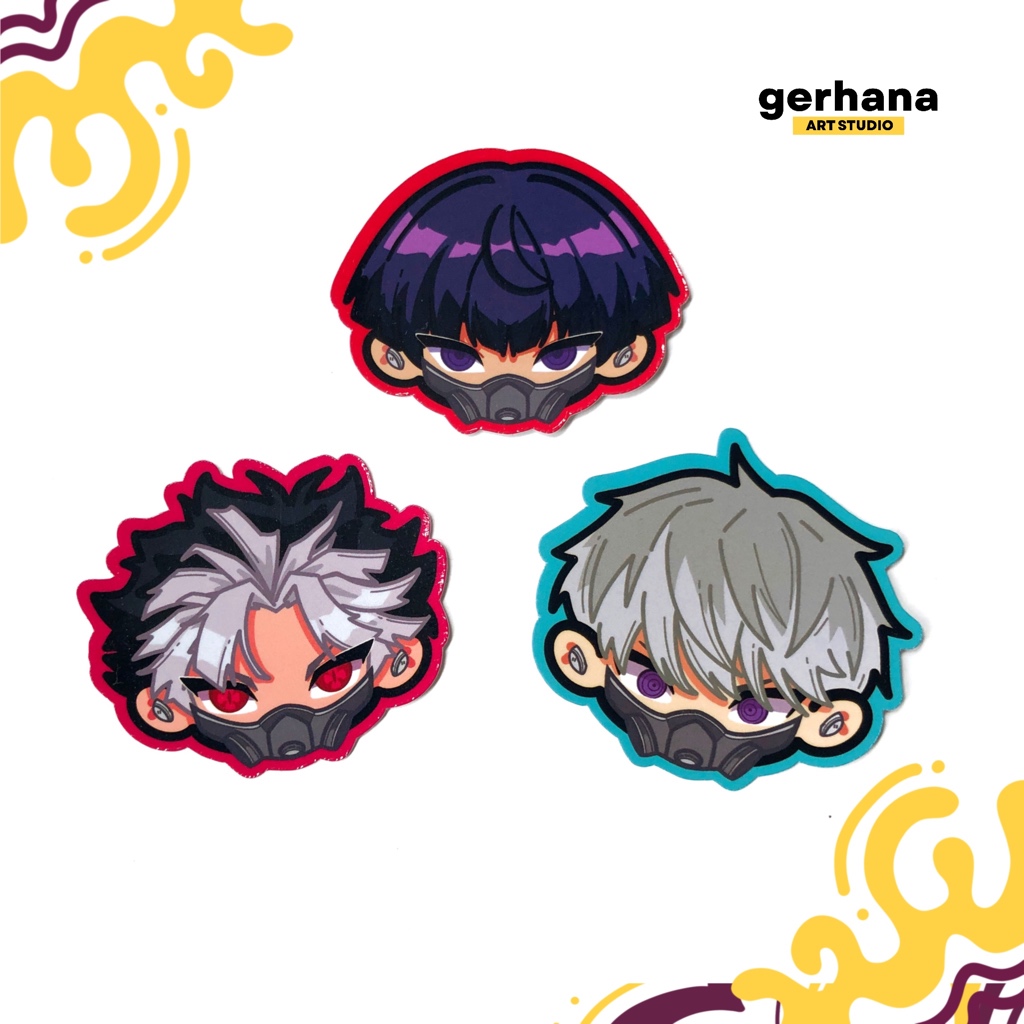 Kaiju No. 8 Chibi Sticker | Hoshina Soshiro Narumi Gen & Ichikawa Reno ...