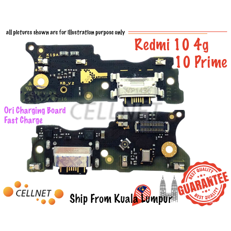 [Cellnet] Redmi 10 / Redmi 10 Prime Charging Board with Mic New Ori Senang Pasang | Shopee Malaysia