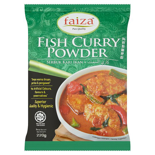 Faiza Fish Curry Powder | Serbuk Kari Ikan 220g | Shopee Malaysia