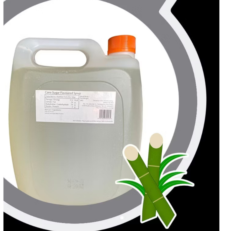 (Ready Stock)HALAL PURE SUGAR CANE SYRUP 6KG (5L) FOOD GRADE COMMERCIAL USE TEBU SIRAP READY ...