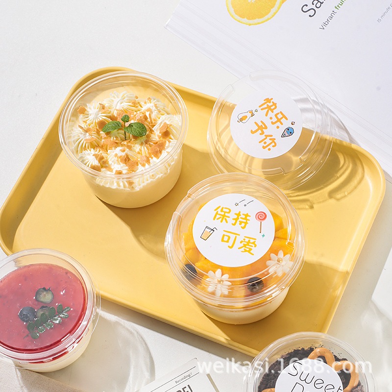 50pcs 150ml Exclusive Premium Dessert Cup with Lid / Bekas Puding / 透明甜点杯 – Pudding, Jelly ...