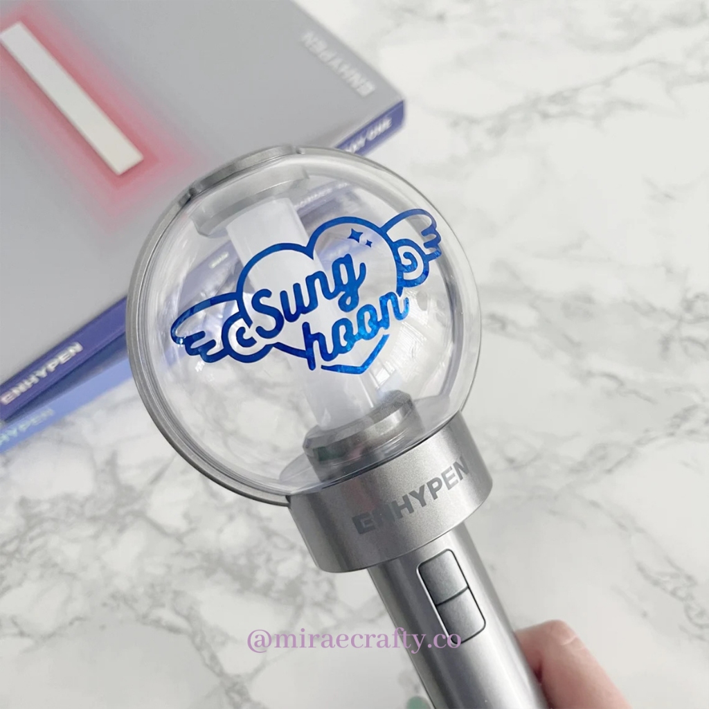 Enhypen lightstick decal | kpop sticker | lightstick vinyl decal ...