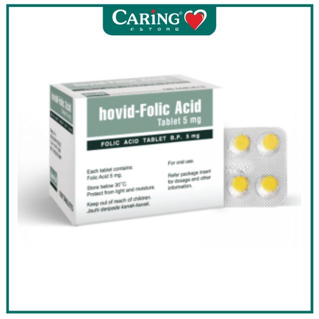 HOVID FOLIC ACID 5MG TAB 10SX10 | Shopee Malaysia