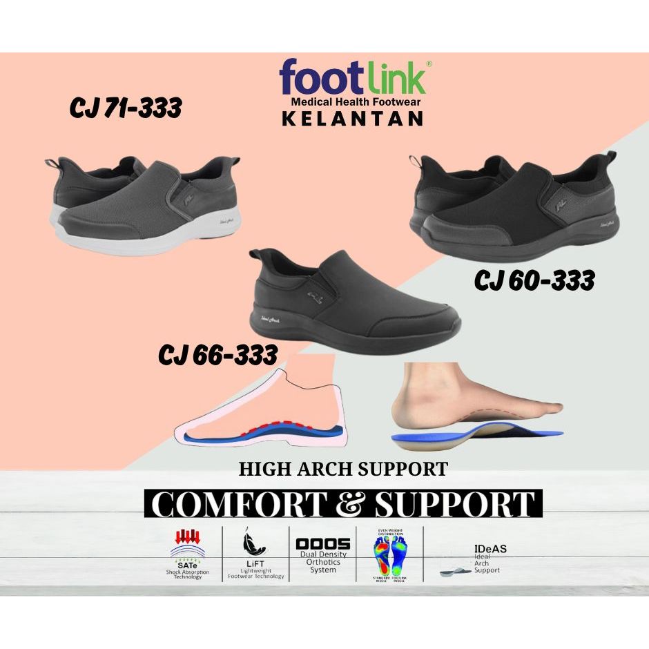 Footlink CJ 66-333 & CJ 71-333 & CJ 60-333 Health Sport Shoe , Unisex ...