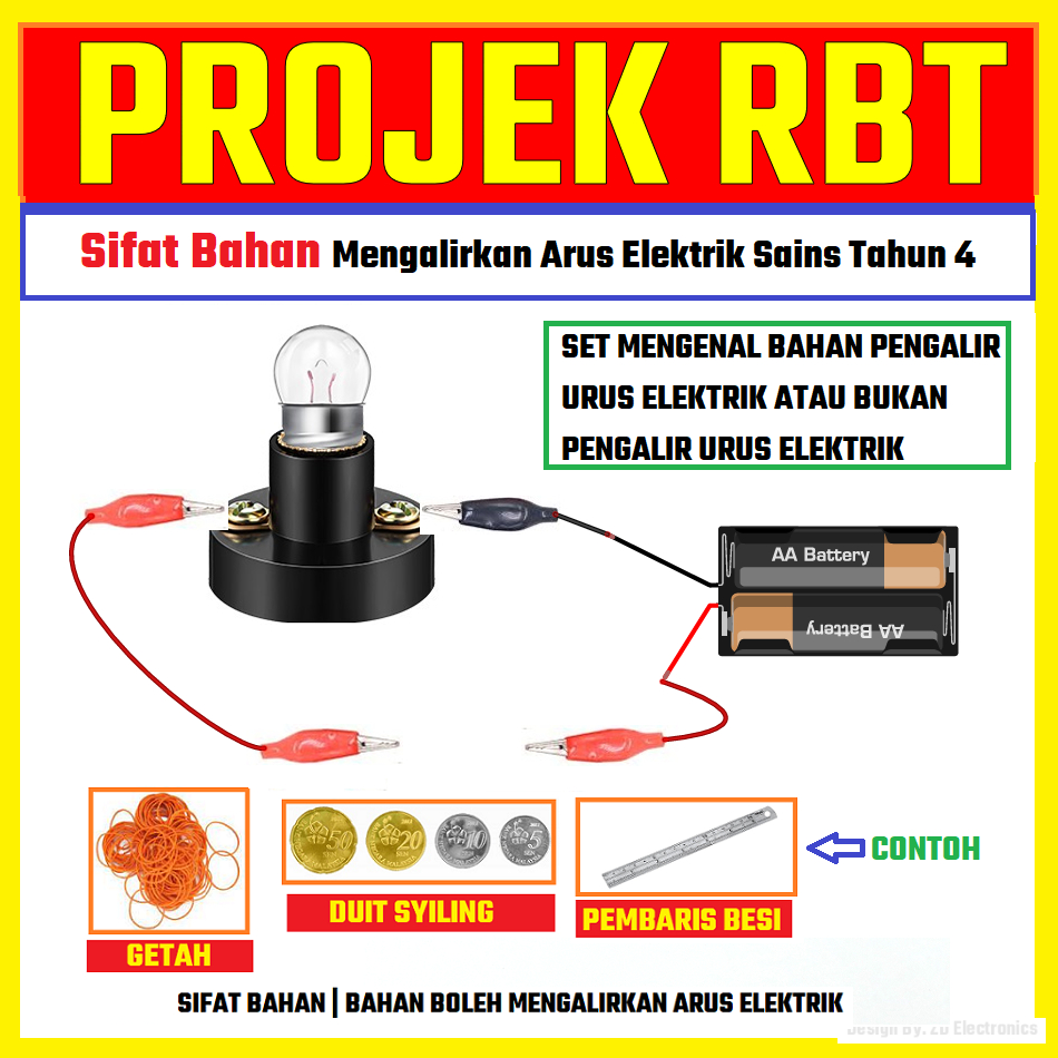 Simple Electric Series Circuit for School Science RBT STEM ( SET UJIAN ...