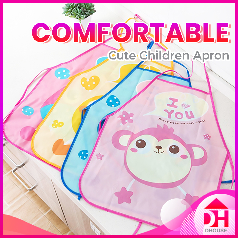 Cute Children Apron Baking Cooking Painting Crafting Class Kids Arm ...