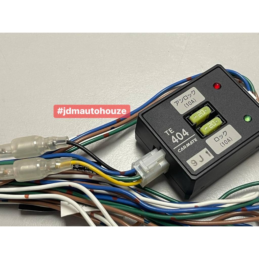 CARMATE TE404 door lock-unlock module complete wiring; PNP to any ...