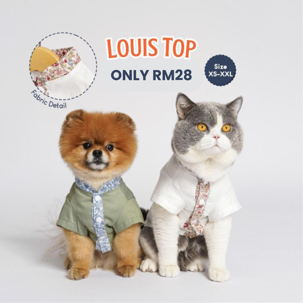 Ruff Pets Club x Pawlovin | Louis Top Clothes for Cats and Dogs ...